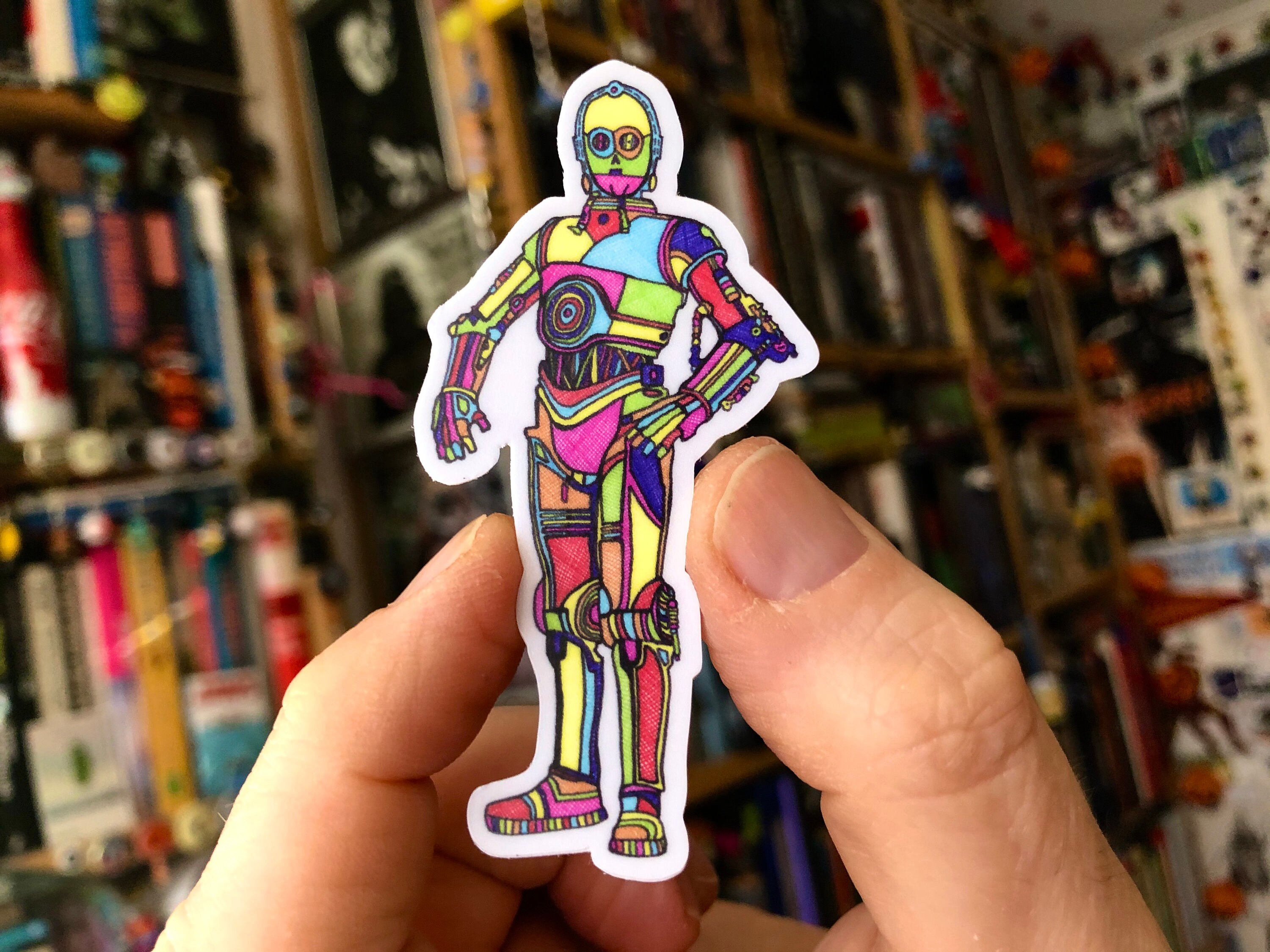 C-3PO Die-cut Vinyl Sticker - Etsy