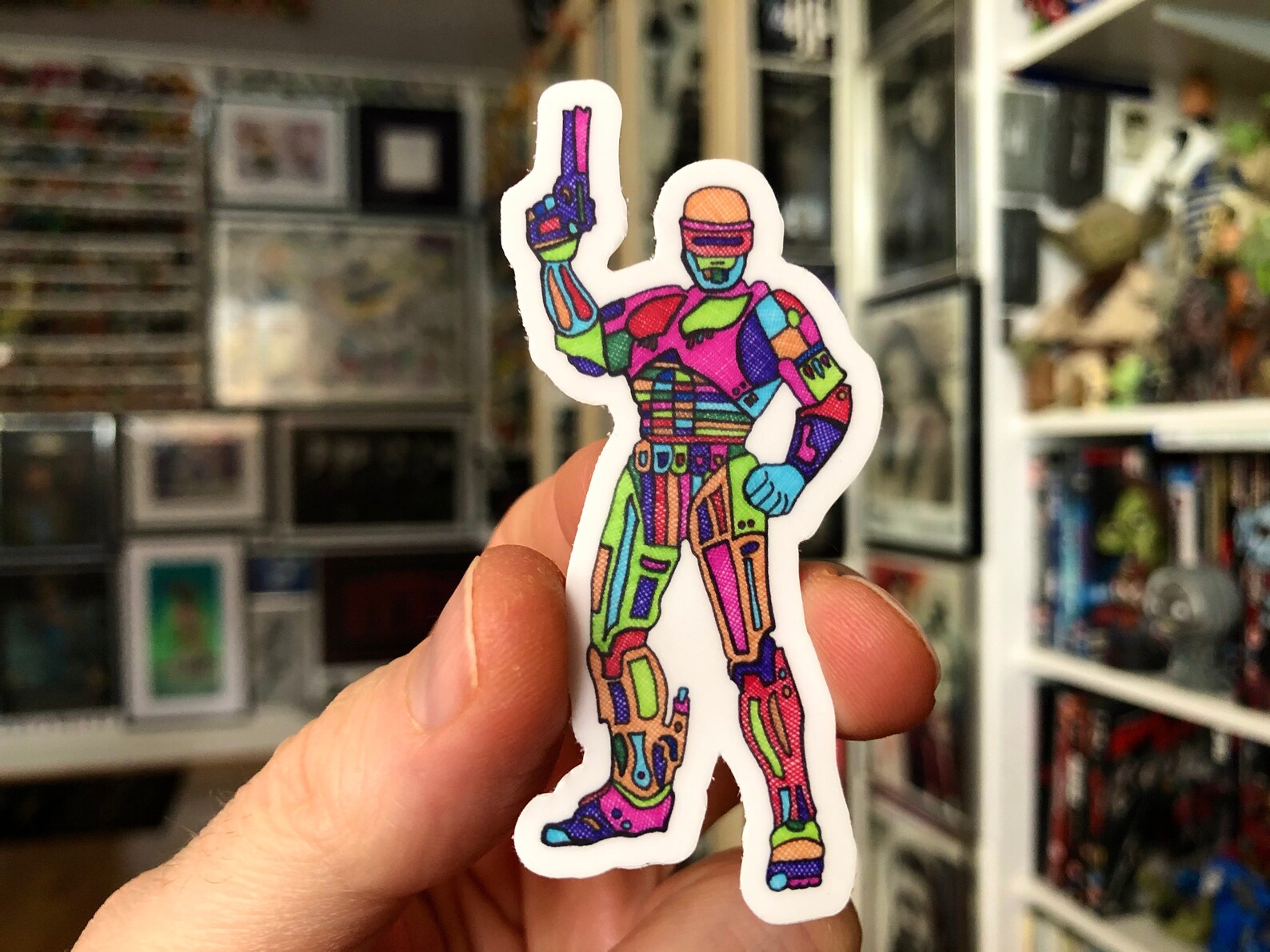 Robocop Die-cut Vinyl Sticker | Etsy