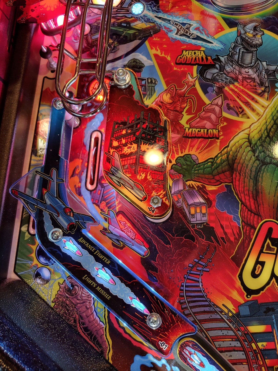 Godzilla Pinball Color Guard Plastic Protector 11 Piece Set - Etsy