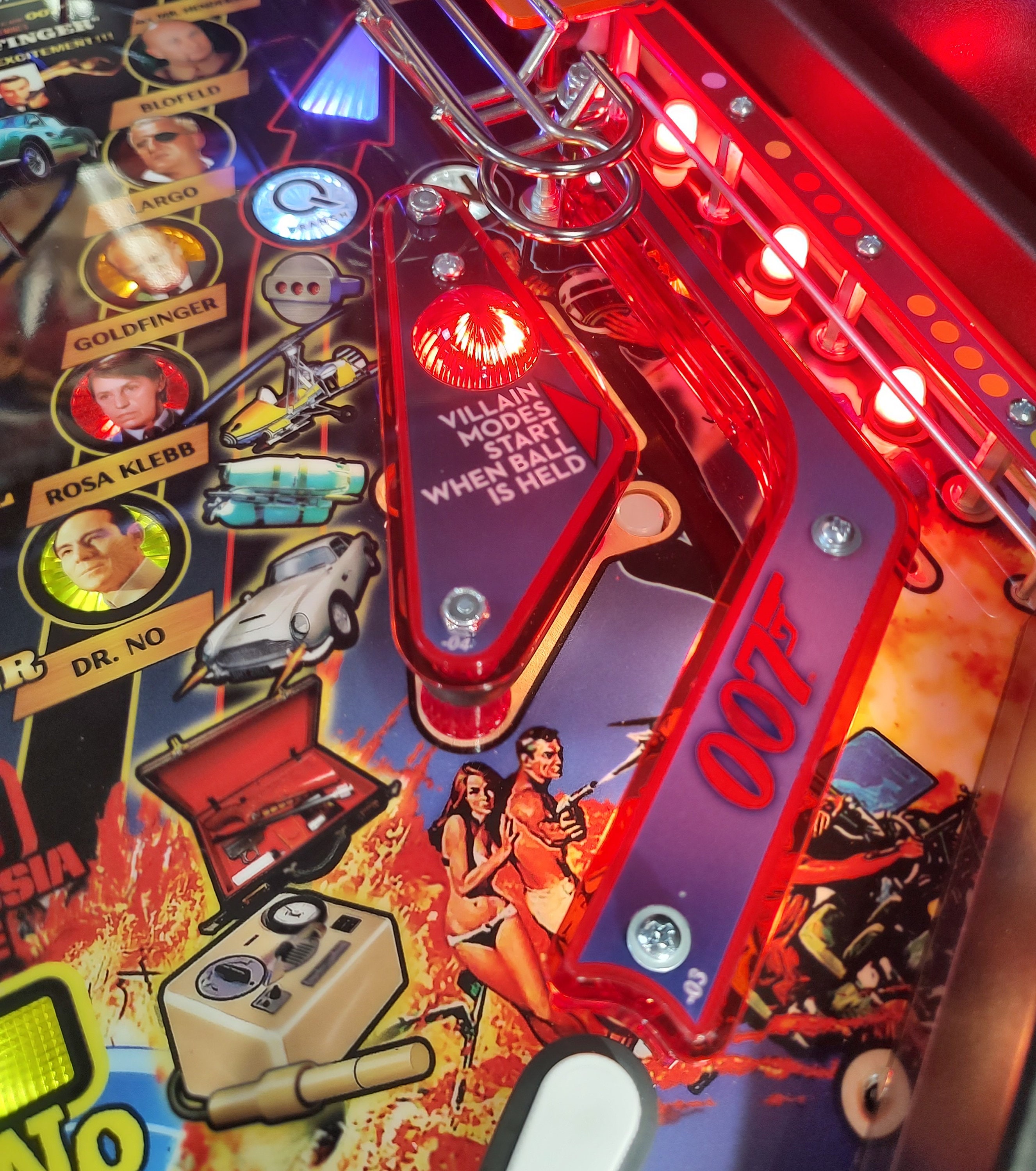 Stern Pinball James Bond Pro /prem / LE 6 Piece Color Guard Set - Etsy