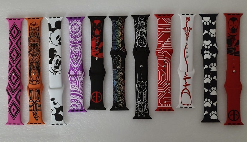 Garfield Laser Engraved Dual Color Silicone Watch Band for Apple ...