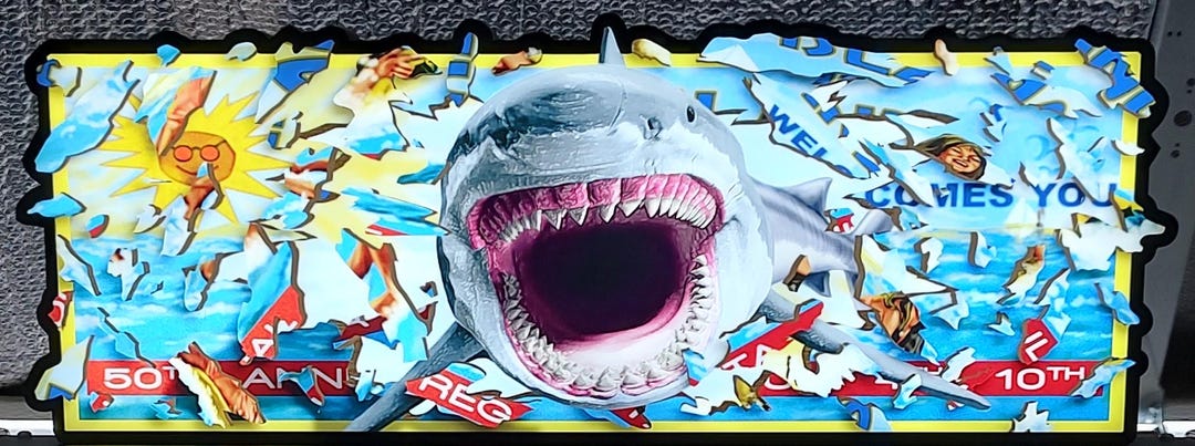Stern Jaws Billboard Topper - Etsy