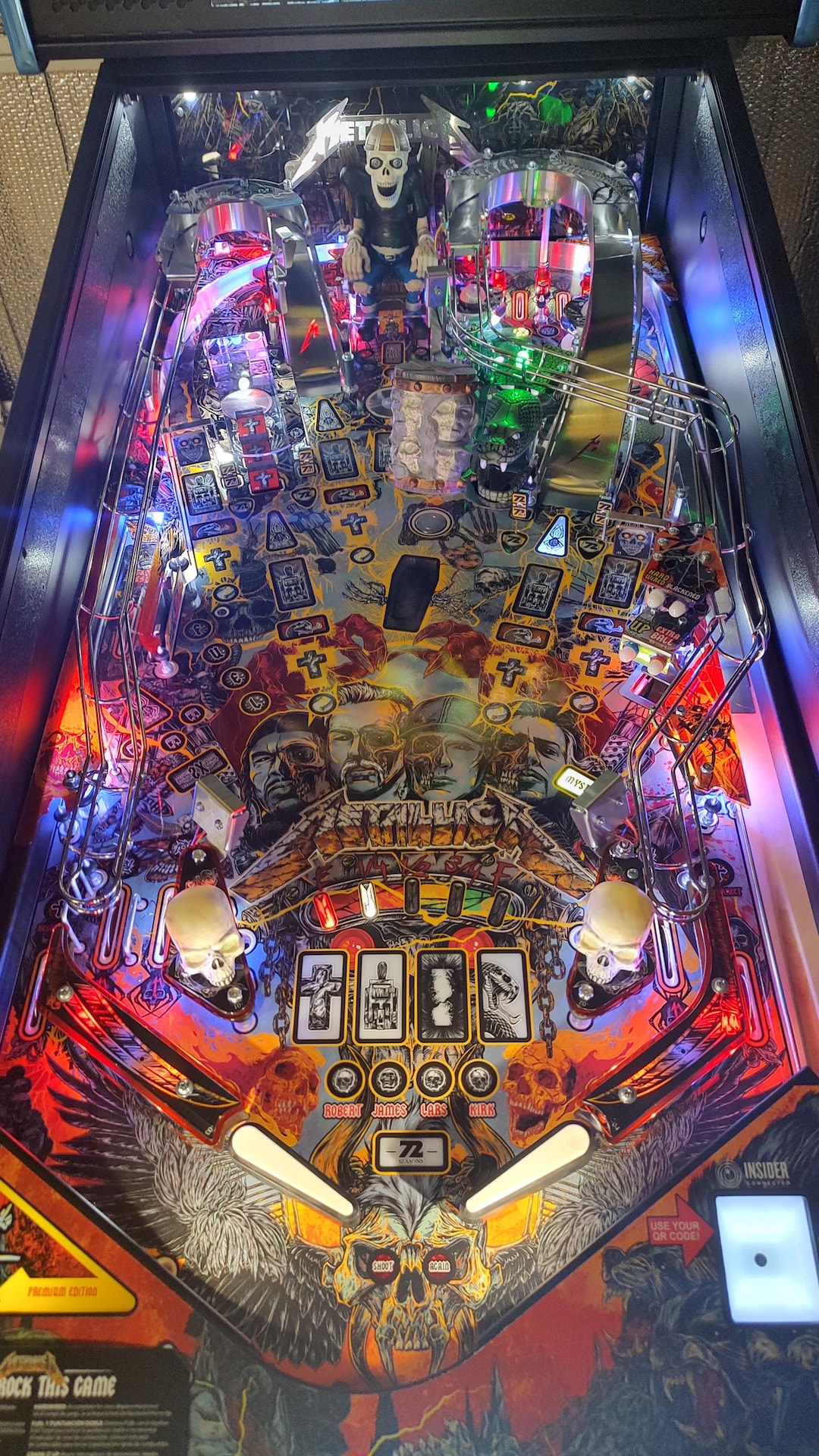 Metallica Remastered Pinball 8 Piece Color Guard Set Enhancement Set - Etsy