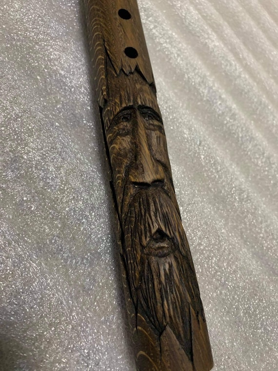 Hand Carved Wooden Flute
