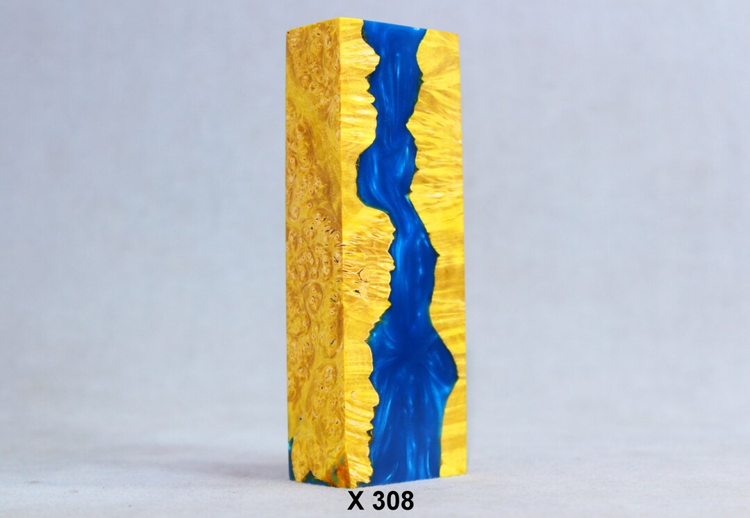 Stabilized Wood Hybrid Block Woodturning Blank - Etsy