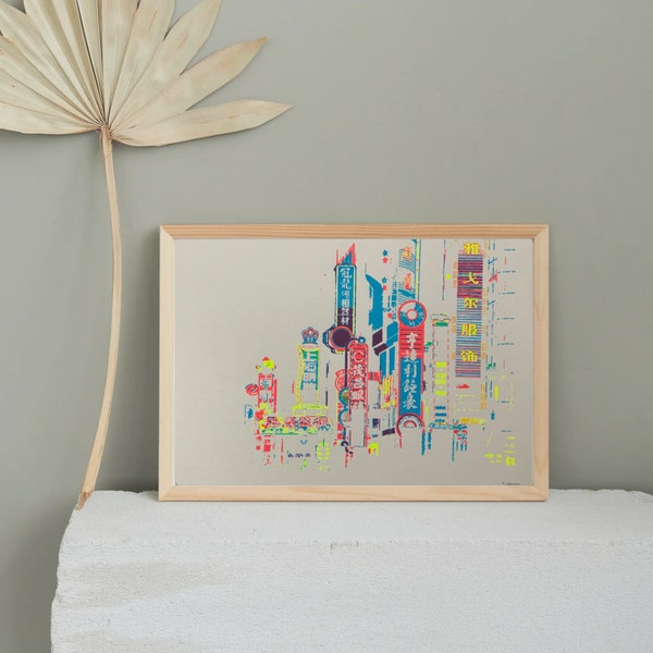 Screenprint Neon - Etsy