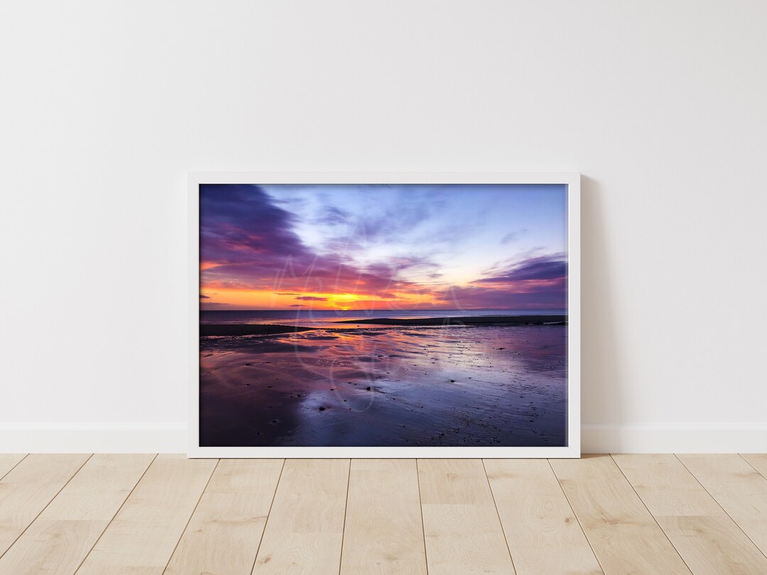 SKY ON FIRE | Sunrise Collection | Colour Photography Print, Coastal ...