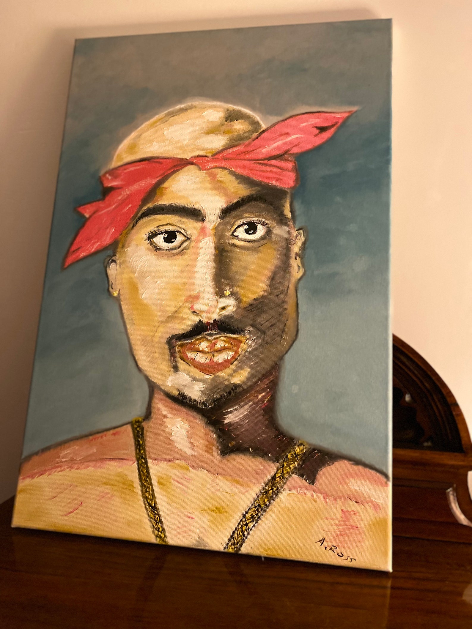 TUPAC OIL PAINTING Tupac Shakur Painting Tupac Shakur - Etsy