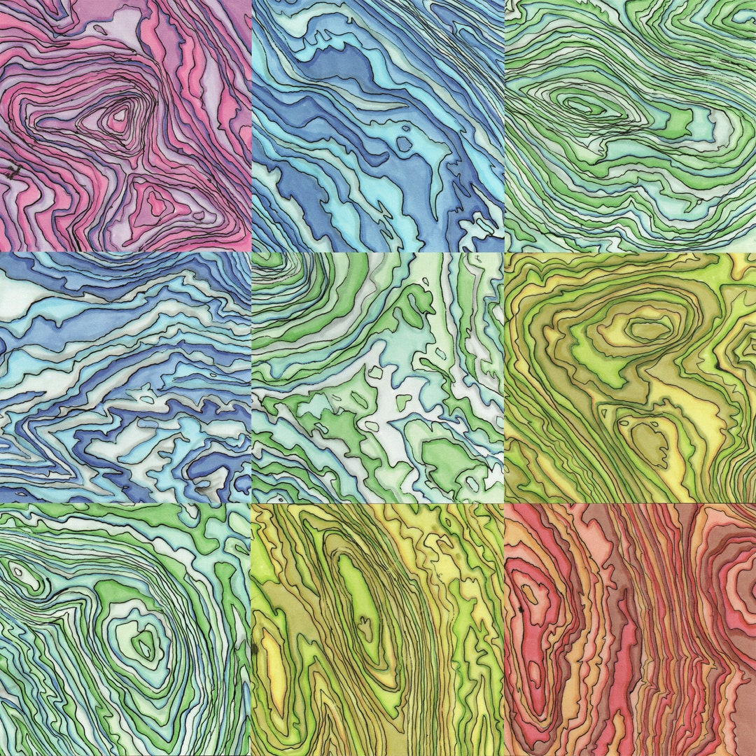 Yorkshire Three Peaks Map Set of 9 Postcards - Etsy