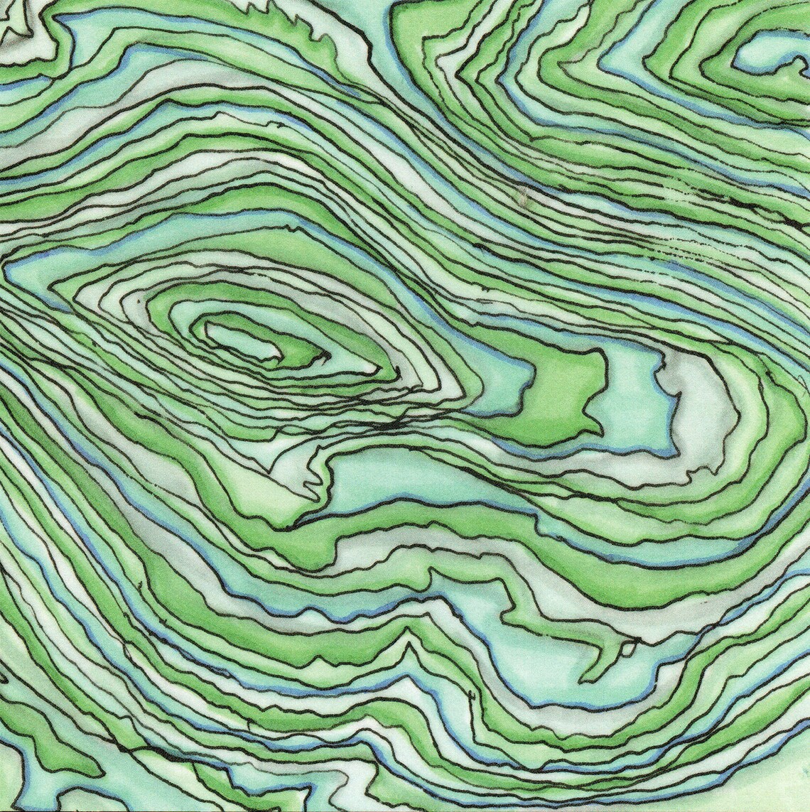 Yorkshire Three Peaks Map Set of 9 Postcards - Etsy