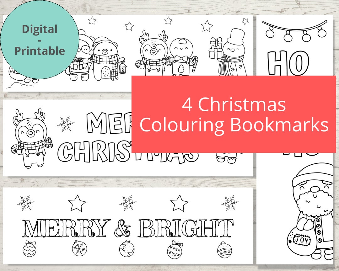 Signets à colorier de Noël à imprimer - Idéal pour remplir les bas de ...