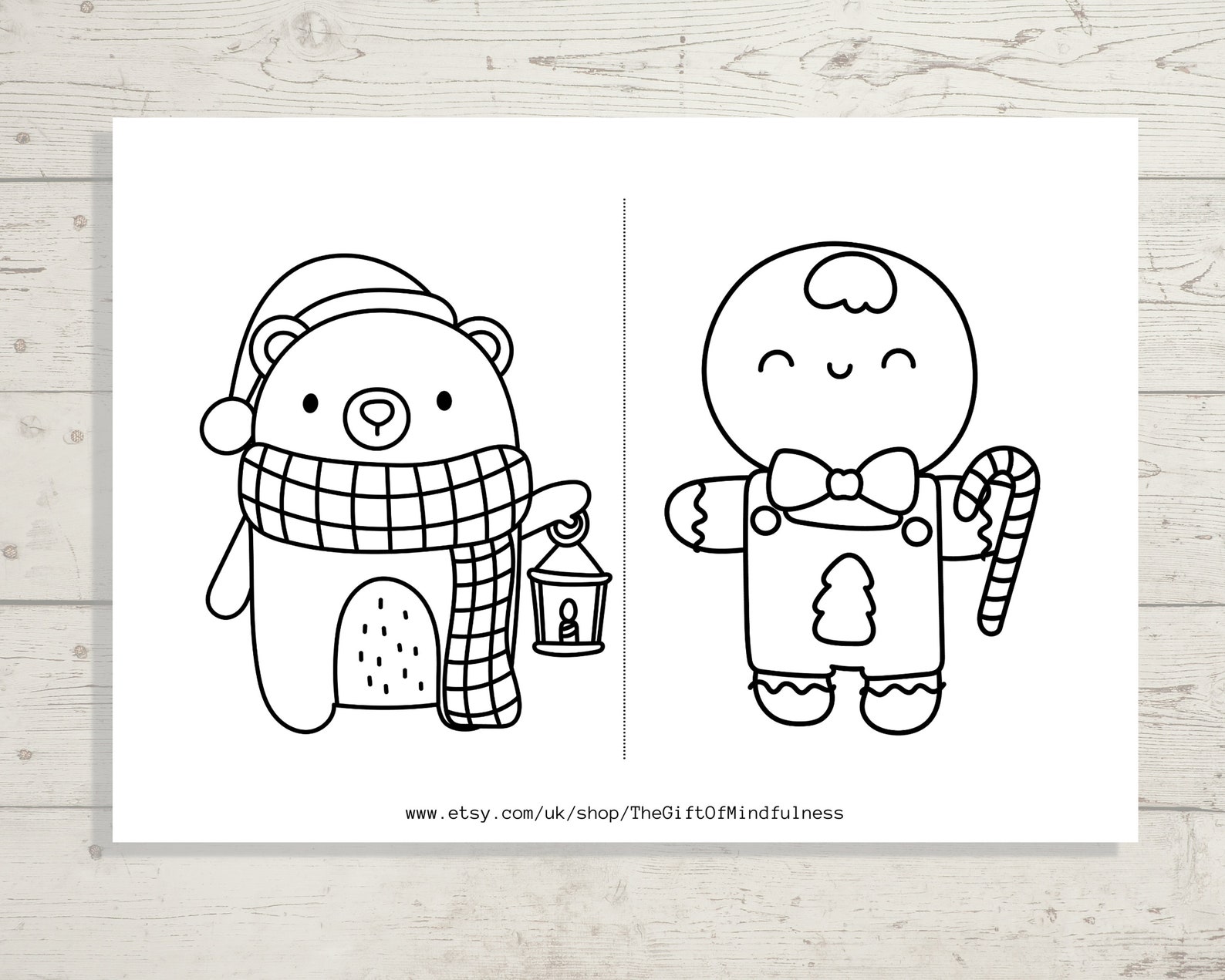 Kids Christmas Colouring Pages Christmas Coloring Sheets Etsy Canada