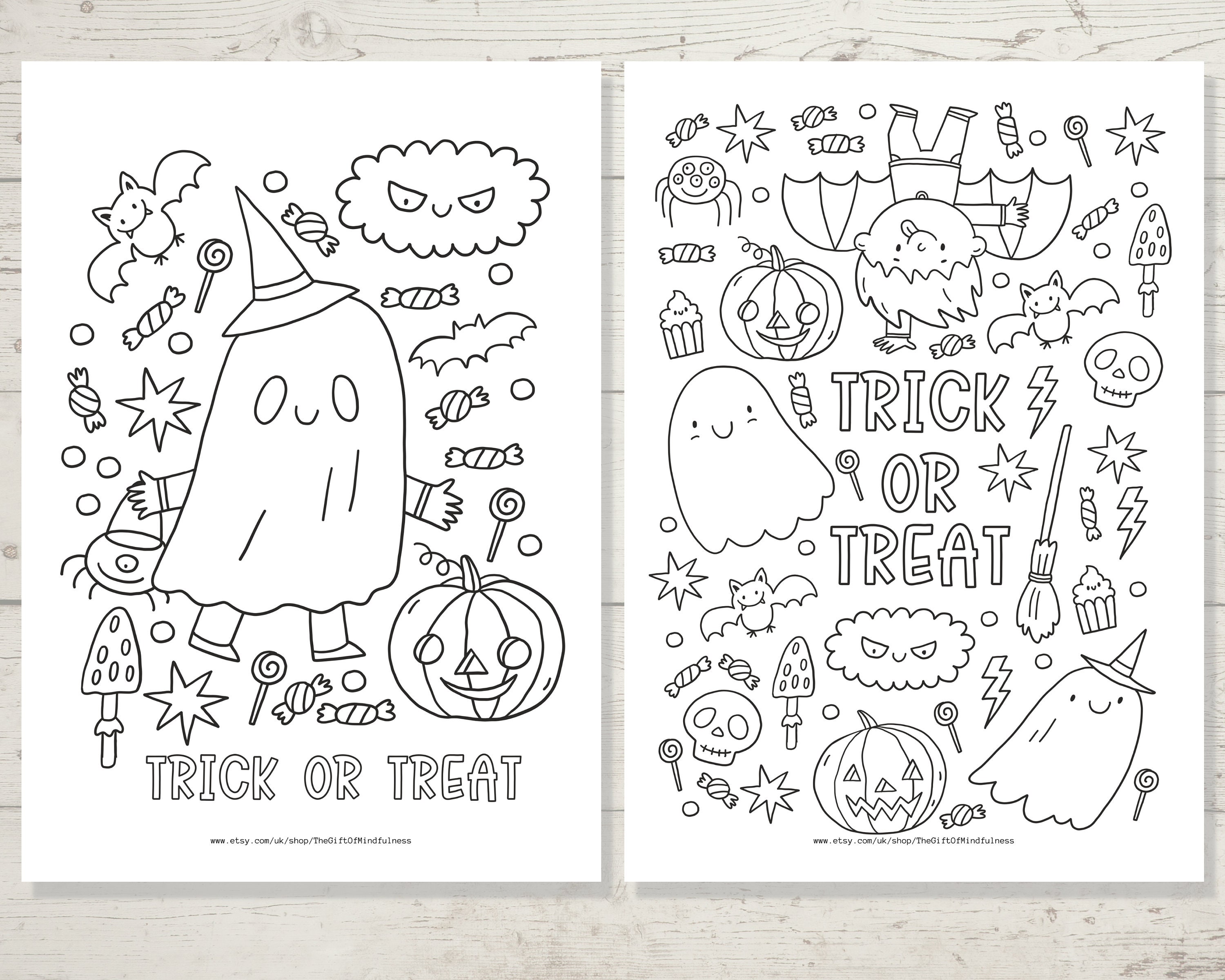 Printable Halloween Colouring Pages, Halloween Coloring Sheets ...