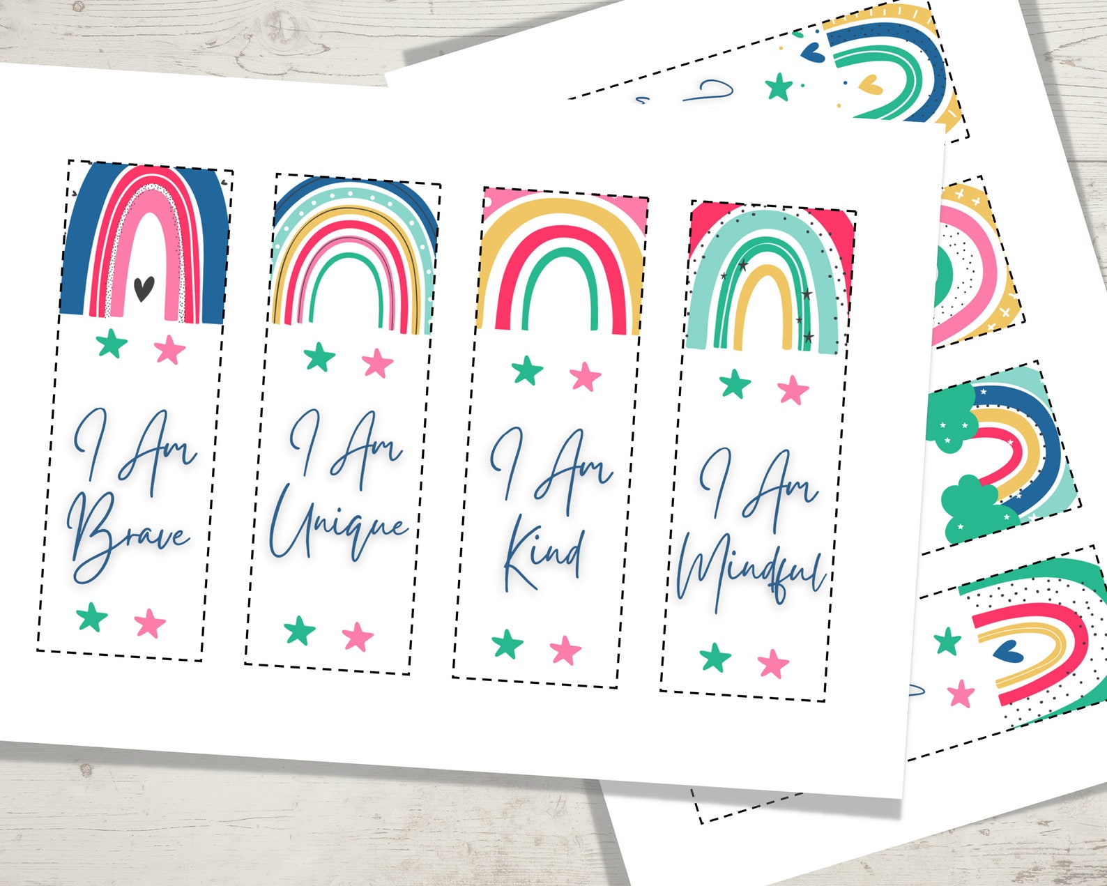 Kids Printable Bookmarks | Children's Positive Affirmations | Encourage ...