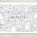 Giant Halloween Colouring Sheets, Printable Halloween Colouring Pages ...