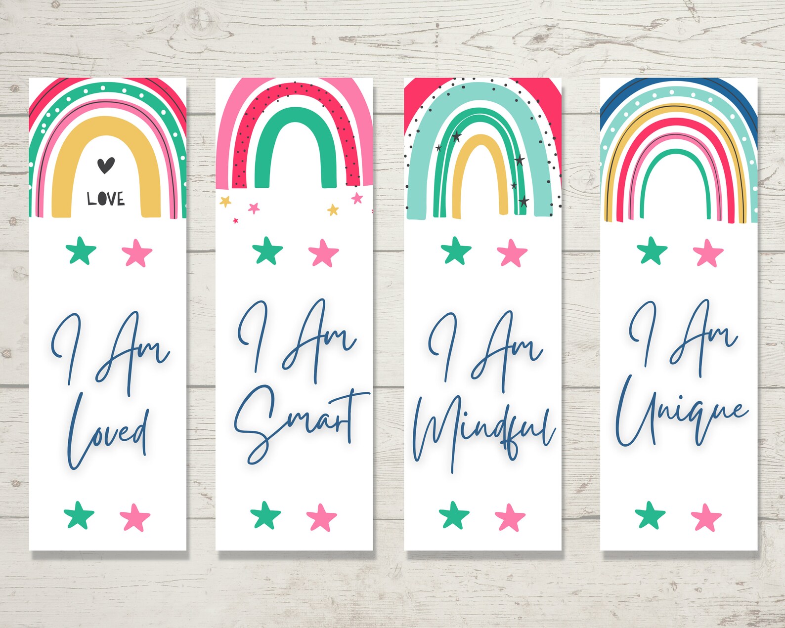 Kids Printable Bookmarks | Children's Positive Affirmations | Encourage ...