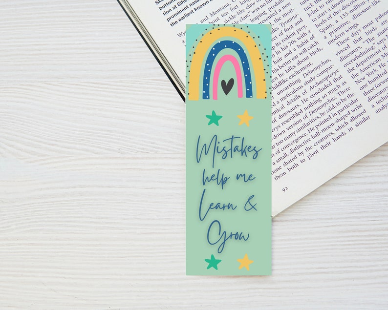 Kids Printable Bookmarks | Children's Positive Affirmations | Encourage ...