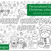 Kid Giant Christmas Coloring Page, Christmas Colouring Sheet, Merry ...