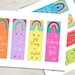 Kids Printable Bookmarks Children's Positive - Etsy
