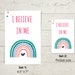 Kids Affirmation Cards - Rainbow Designs | Children's Positive ...
