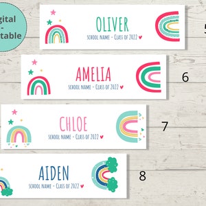 Personalized Student Bookmarks, Class Bookmarks, Pupil Gifts ...