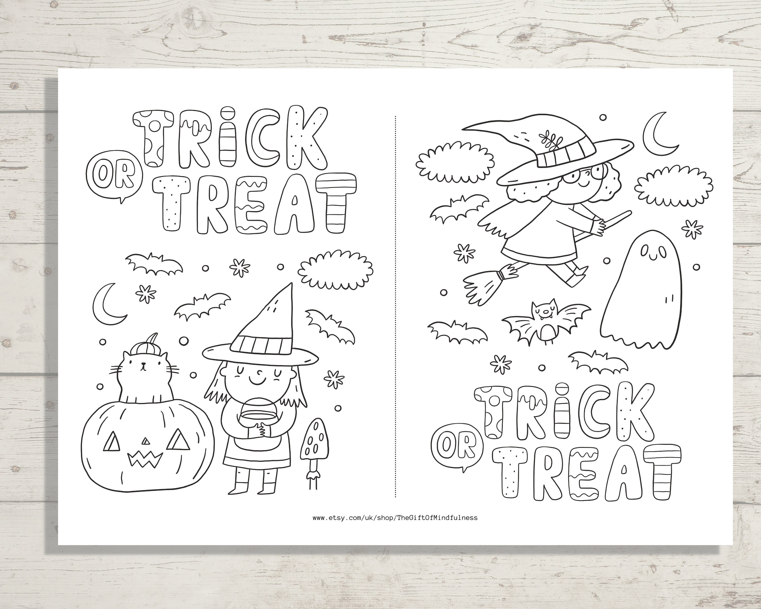 Printable Halloween Colouring Pages, Halloween Coloring Sheets ...
