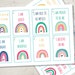 Kids Affirmation Cards - Rainbow Designs | Children's Positive ...