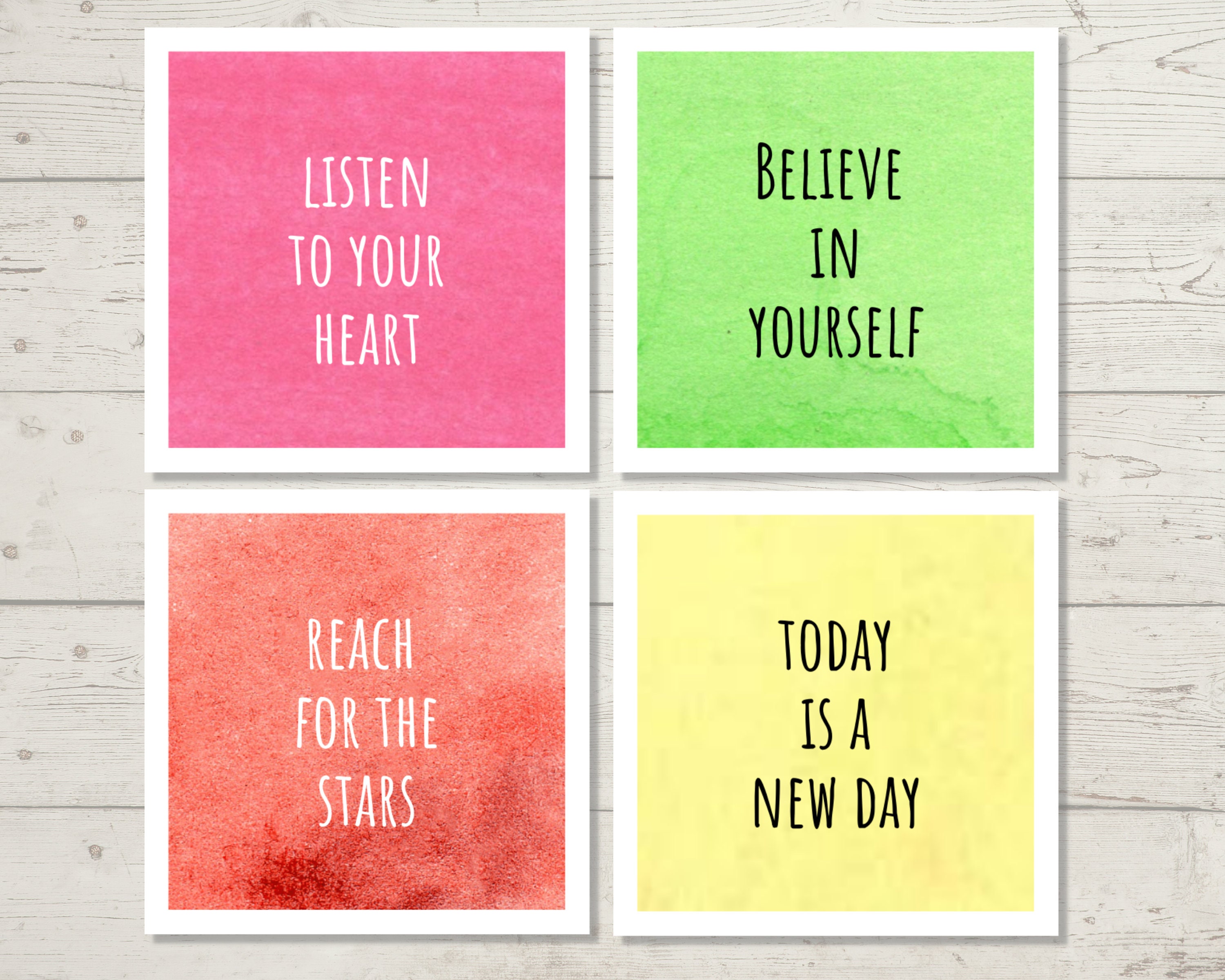Printable Affirmation Cards: Positive Daily Messages (digital Download ...