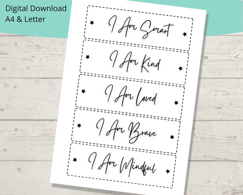 Printable Bookmarks for Children, Teenagers & Adults | Positive ...