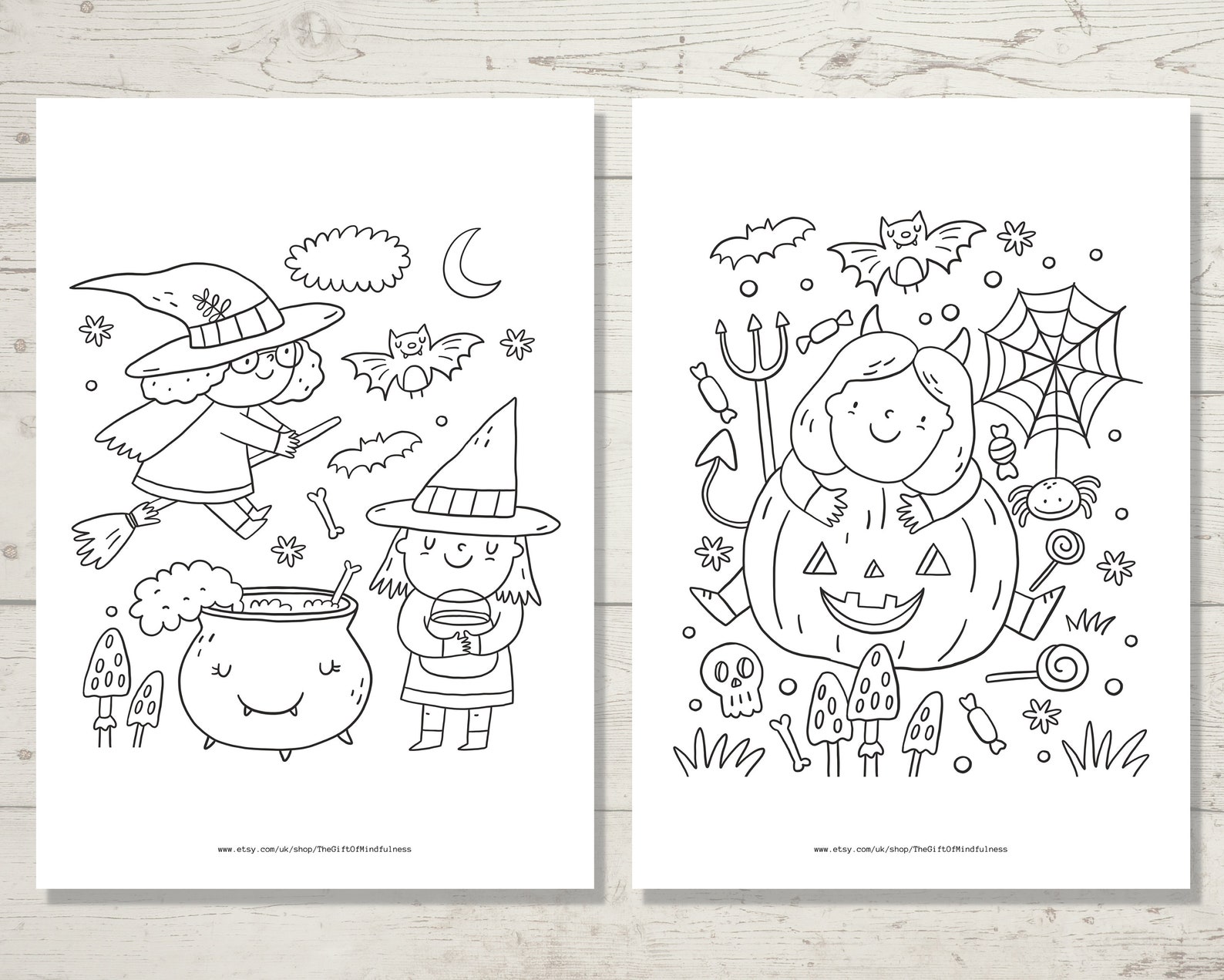 Printable Halloween Colouring Pages, Halloween Coloring Sheets ...