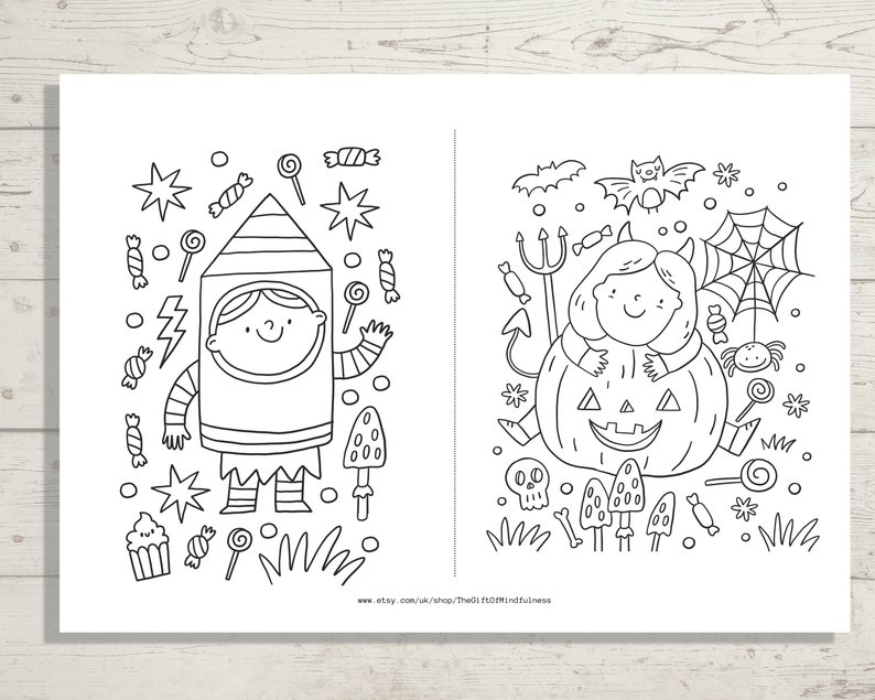 Printable Halloween Colouring Pages, Halloween Coloring Sheets ...