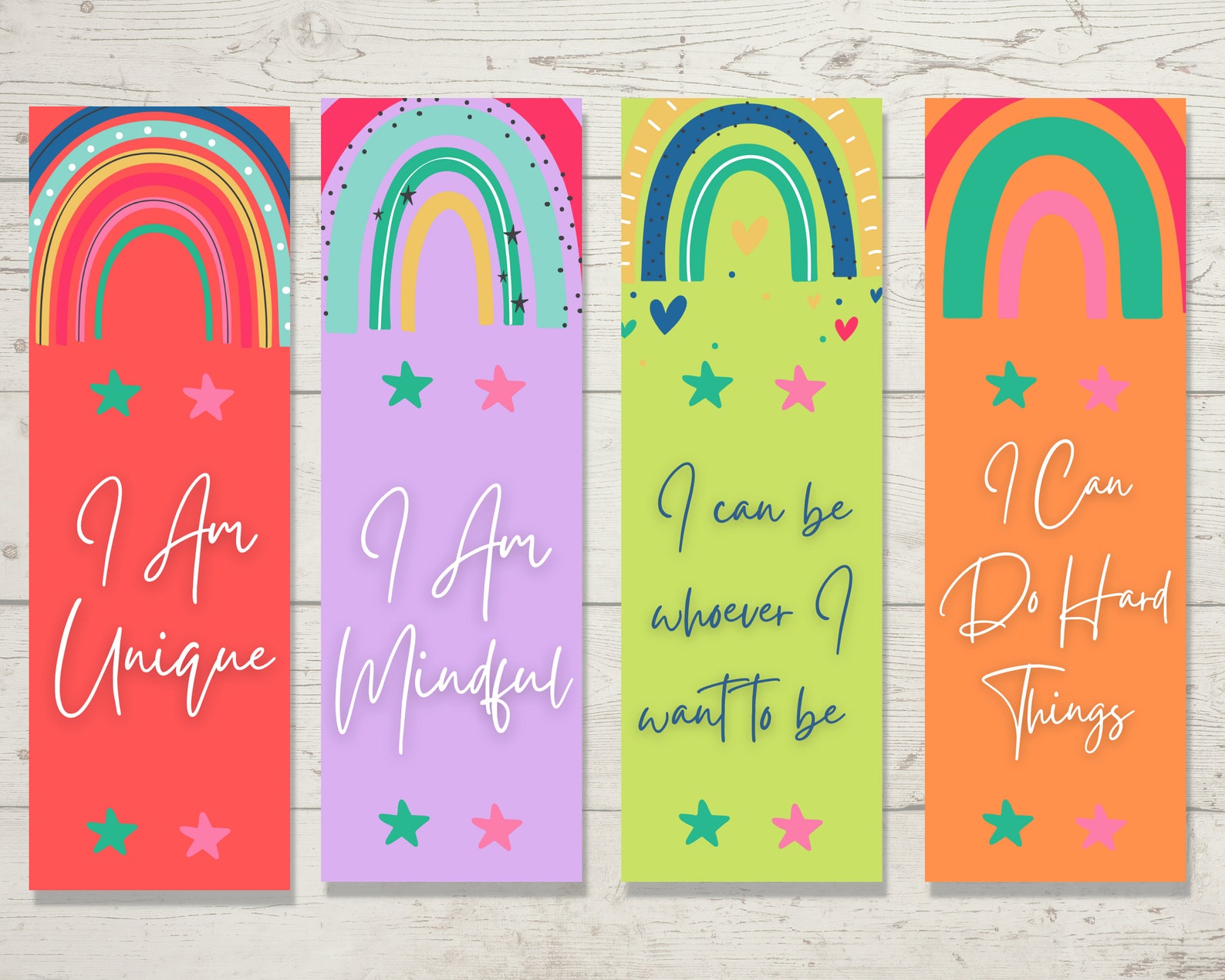 Kids Printable Bookmarks | Children's Positive Affirmations | Encourage ...