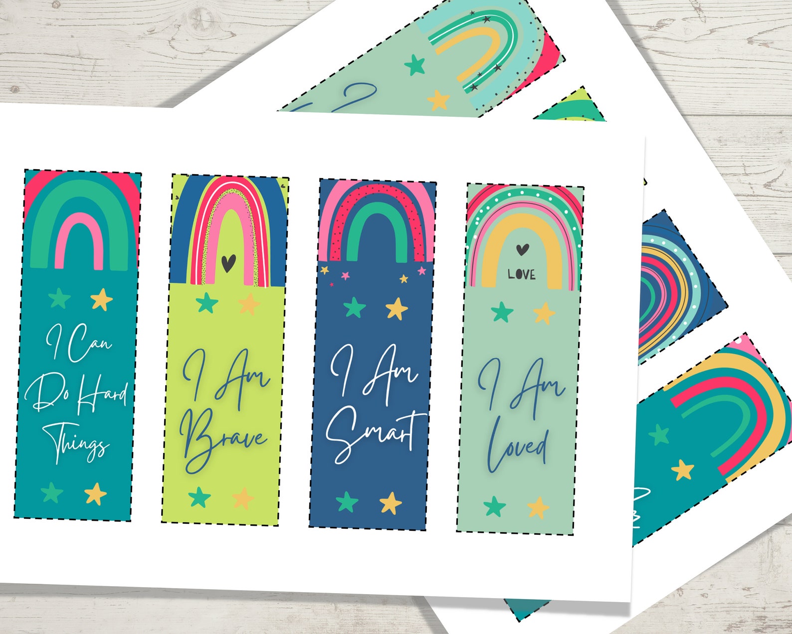 Kids Printable Bookmarks | Children's Positive Affirmations | Encourage ...