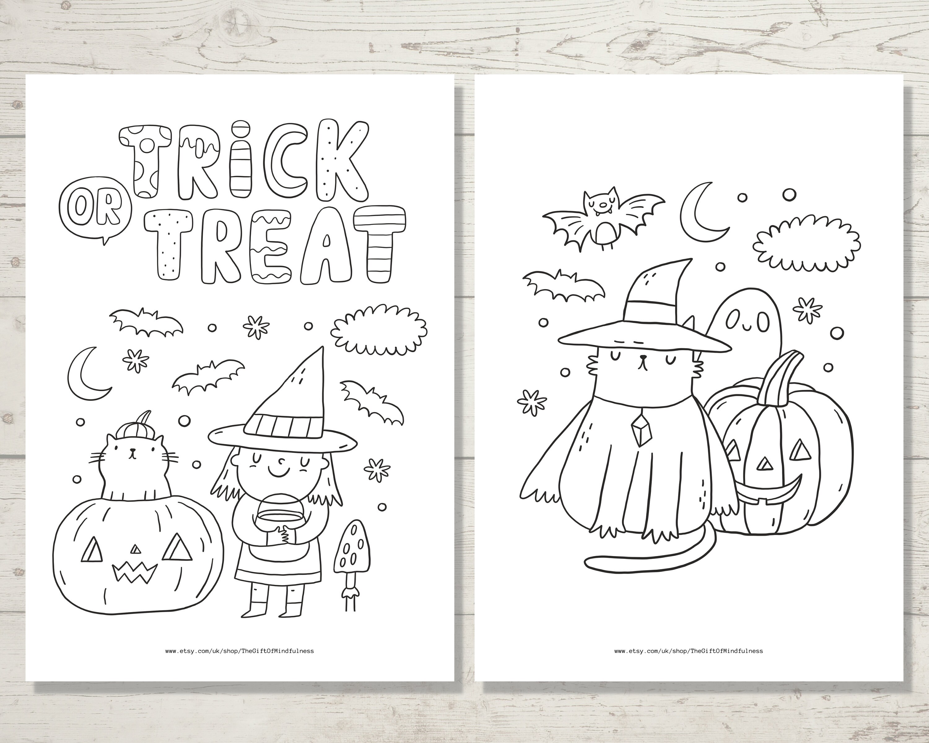 Printable Halloween Colouring Pages, Halloween Coloring Sheets ...