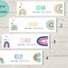 Printable Personalized Student Bookmarks, Class Bookmarks, Pupil Gifts ...