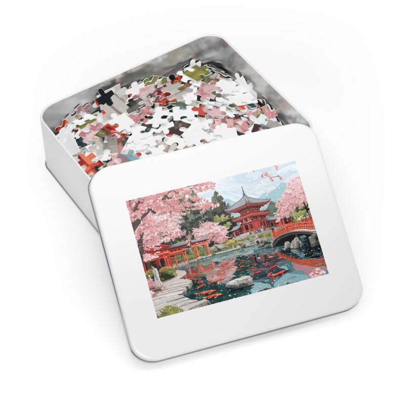 Jigsaw Puzzle Kyoto Japan Cherry Blossom Serene Beauty 1000-piece ...