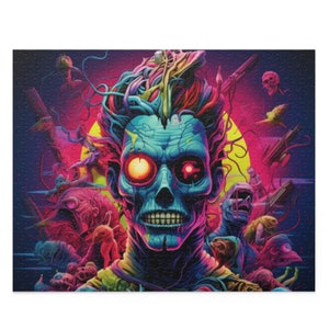 Zombie Cyborg Puzzle, Halloween Fun, Family Fun, Game Night, Mind ...