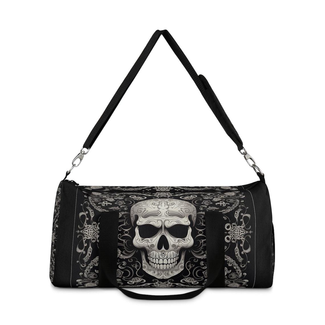 Vintage Gothic Skull Duffel Bag: Travel Luggage - Etsy