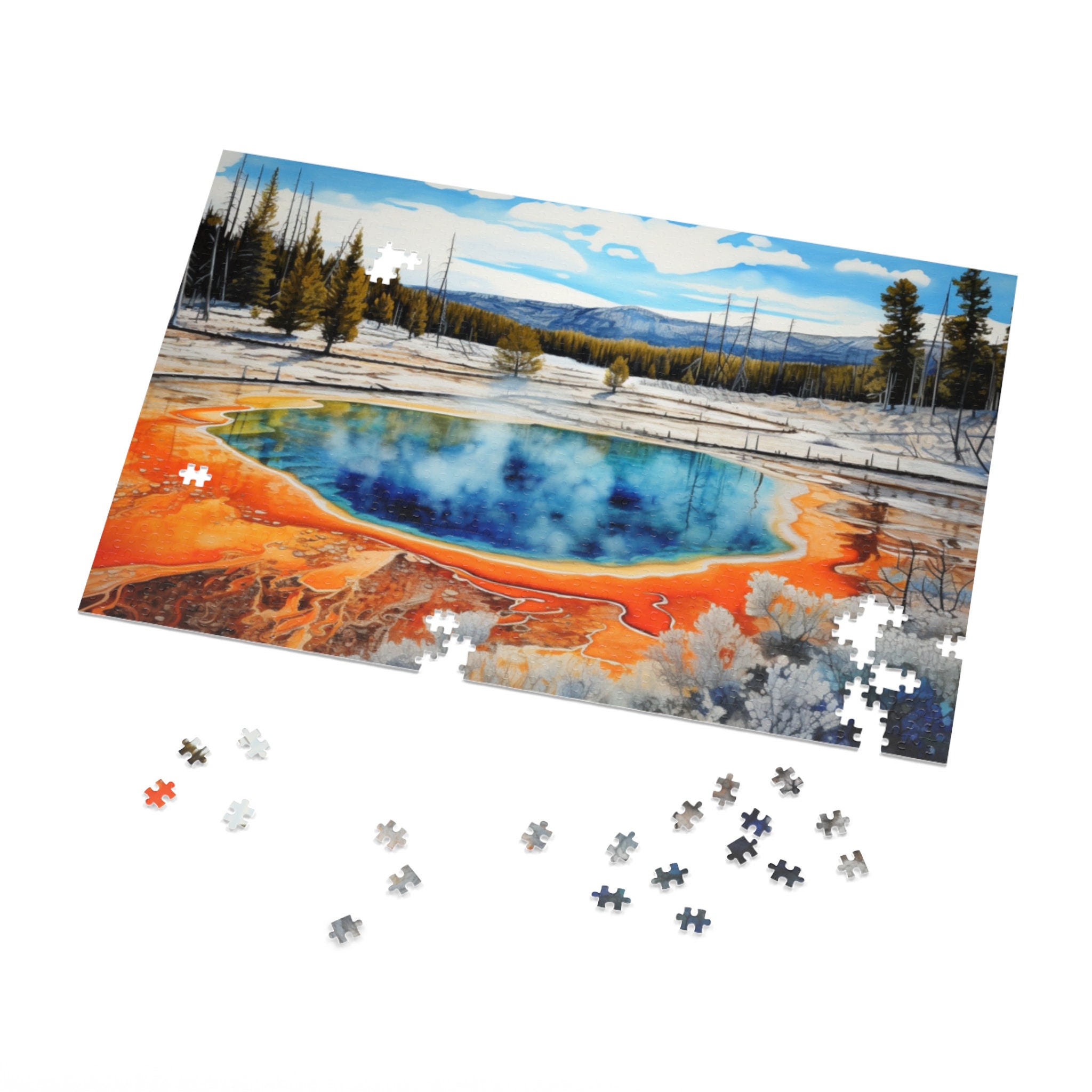 Grand Prismatic Spring Yellowstone National Park Jigsaw Puzzle (1000 ...