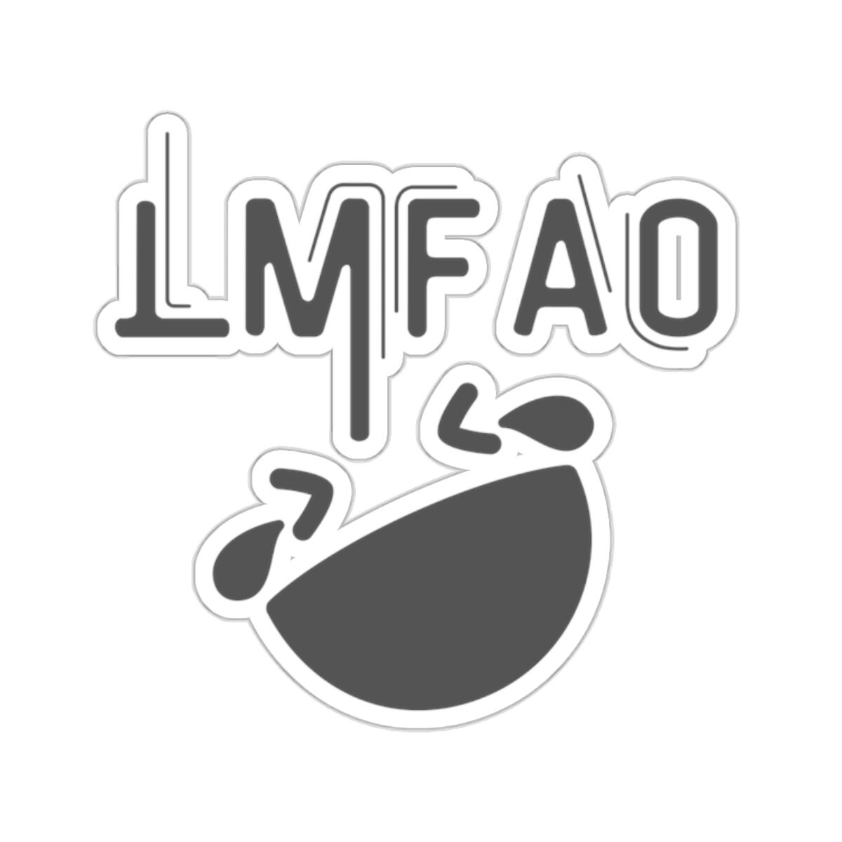 Laughing My Fuckin' Ass off LMFAO Kiss-cut Stickers - Etsy