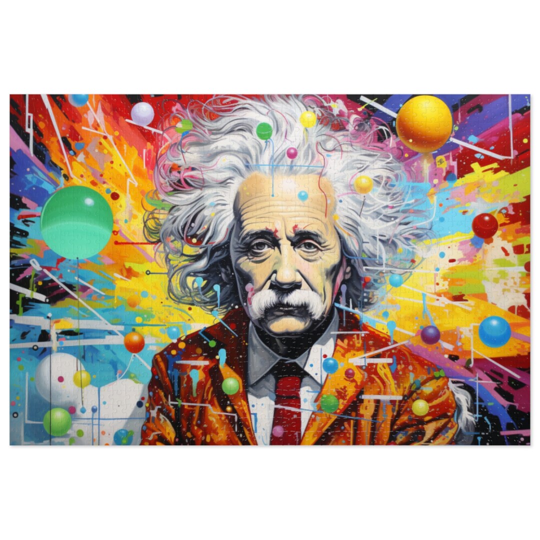 The Great Albert Einstein Jigsaw Puzzle (1000-piece) Family Game Night ...