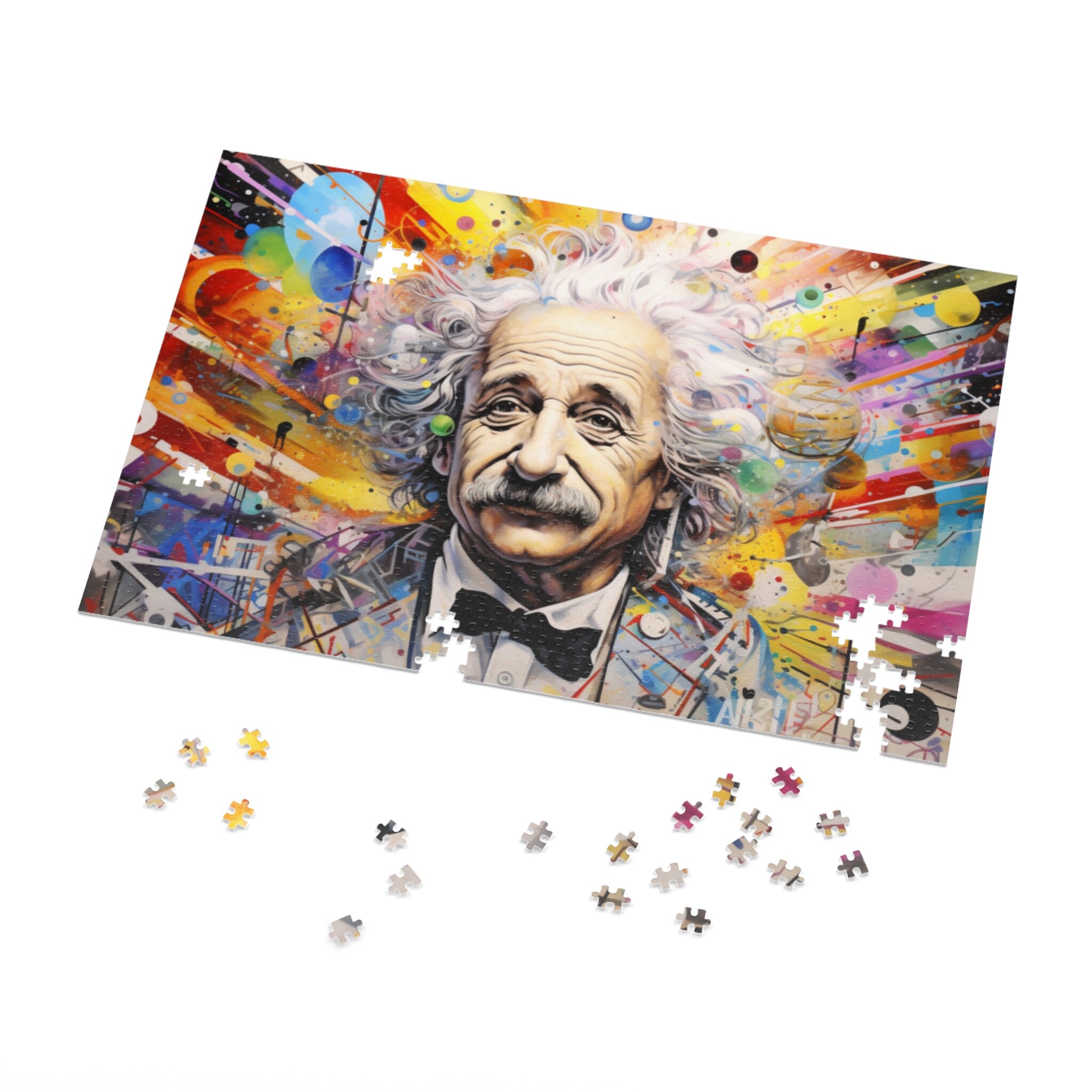 The Great Albert Einstein Jigsaw Puzzle 1000-piece Family - Etsy