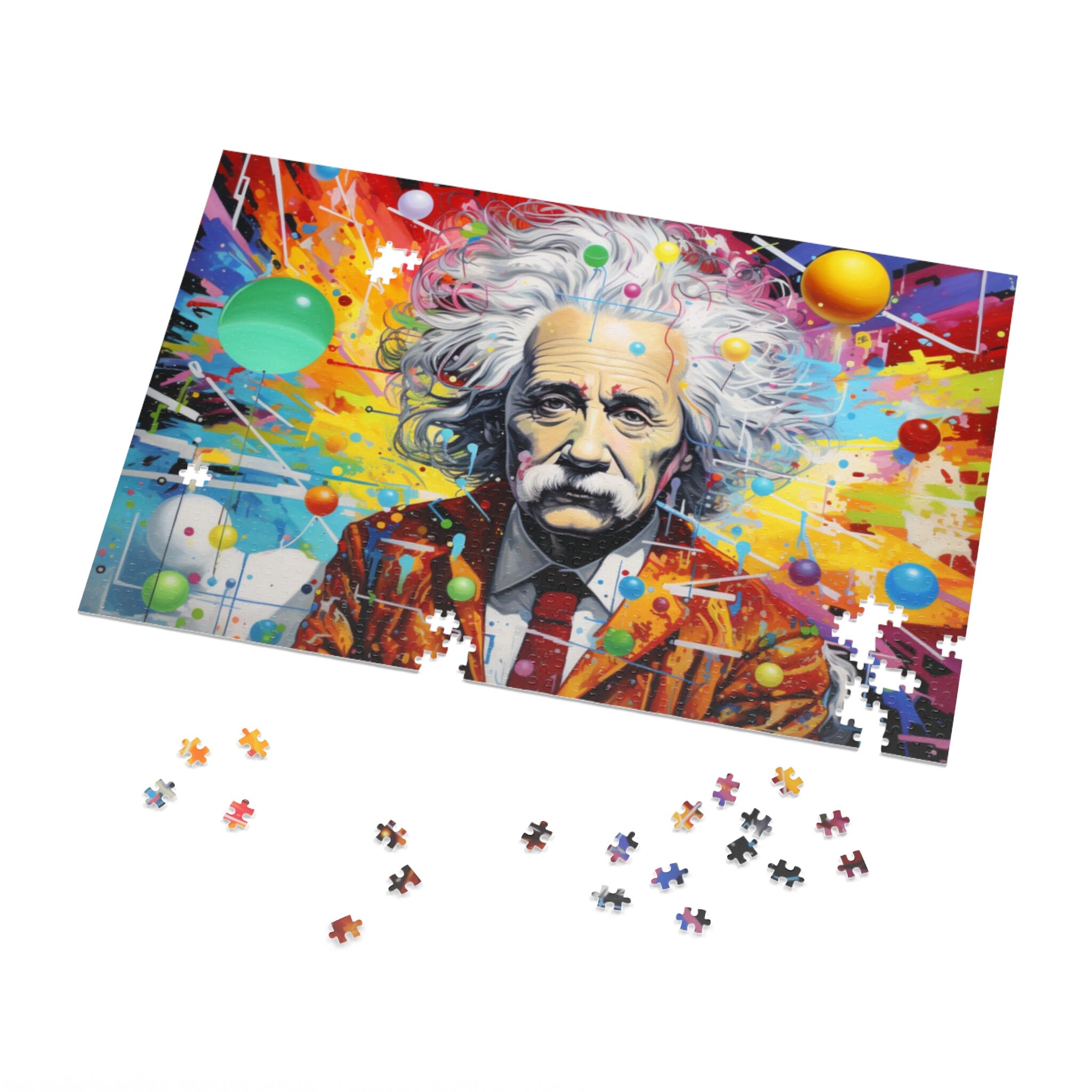 The Great Albert Einstein Jigsaw Puzzle 1000-piece Family - Etsy