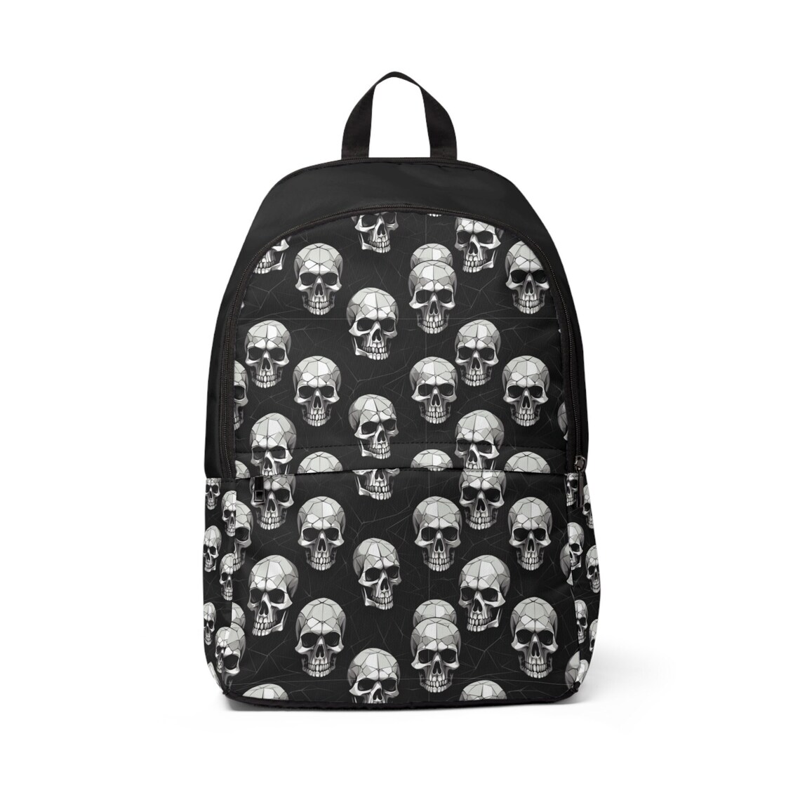 Skull Backpack, Black and White Backpack, School Backpack, Hiking ...