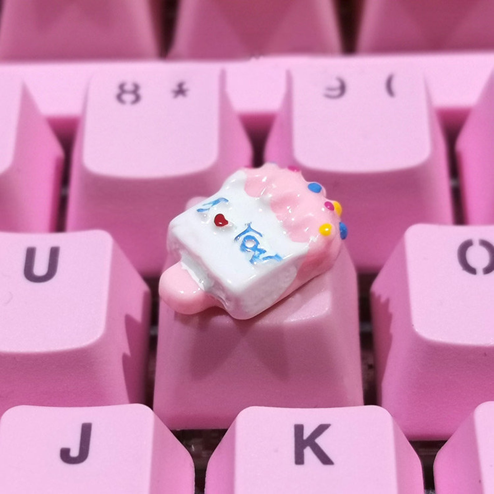 Cute ice cream keycaps/Decorative 3D keycaps/Gifts for | Etsy