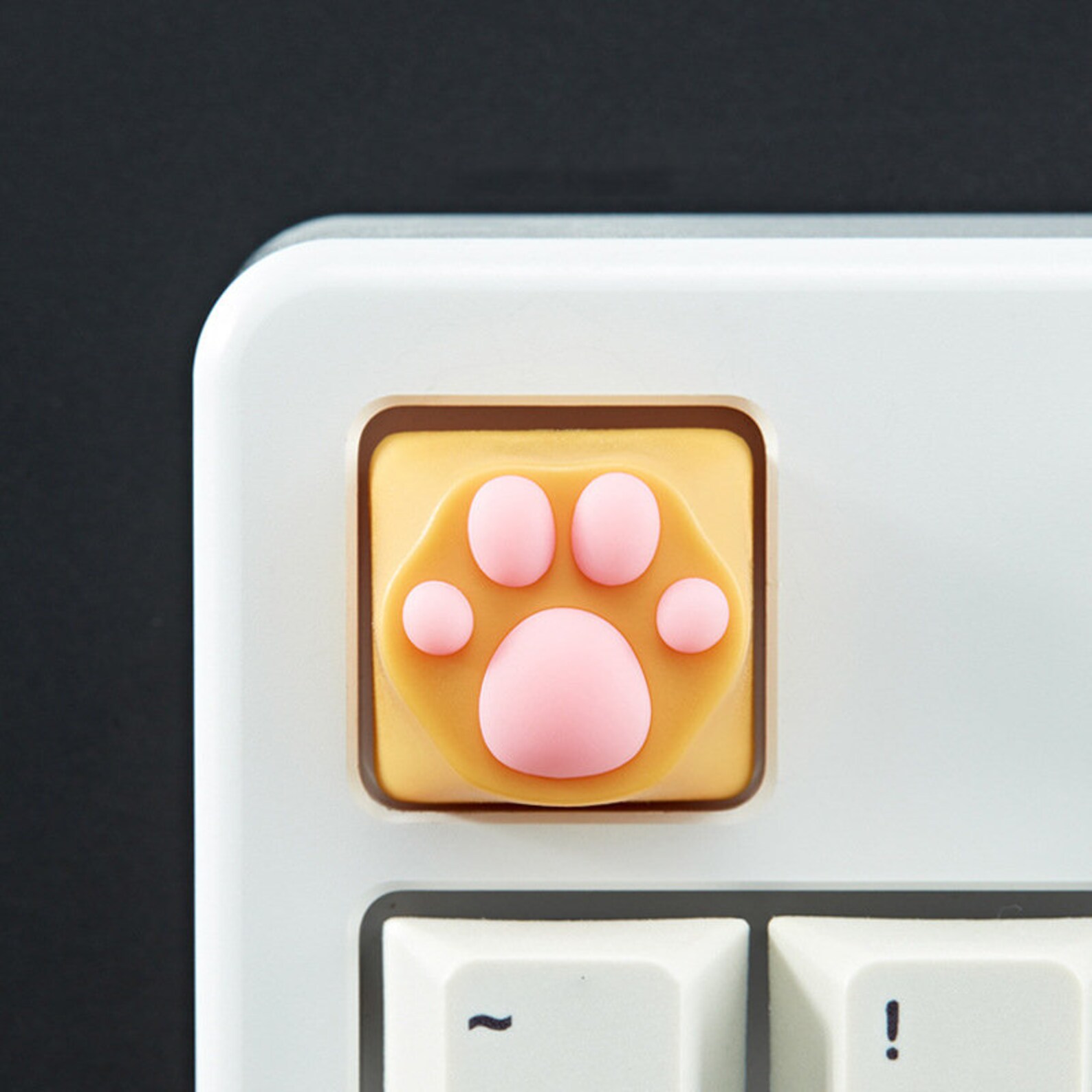 Cat paw lovely keycaps cherry mx animal ABS silica gel keycap | Etsy