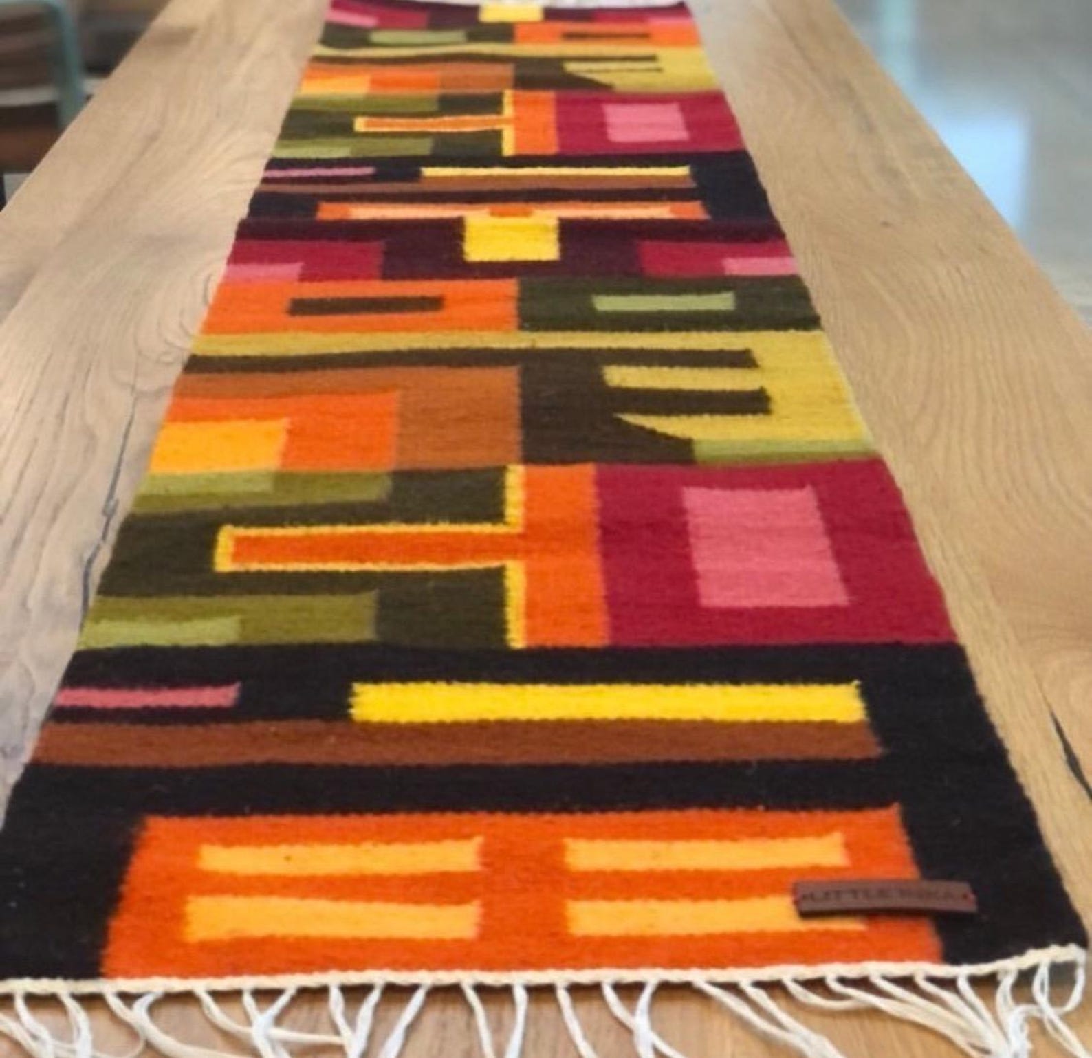 Peruvian Table Runner, Boho Andean Home Decor, Artisan Made 62 X 12.5 ...