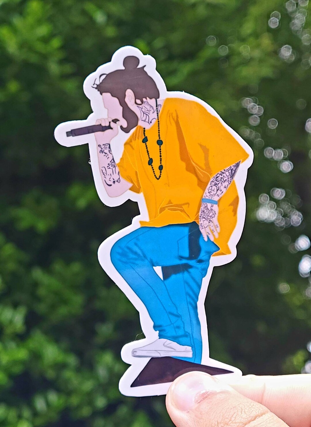 Post Malone Fan Art Sticker - Etsy