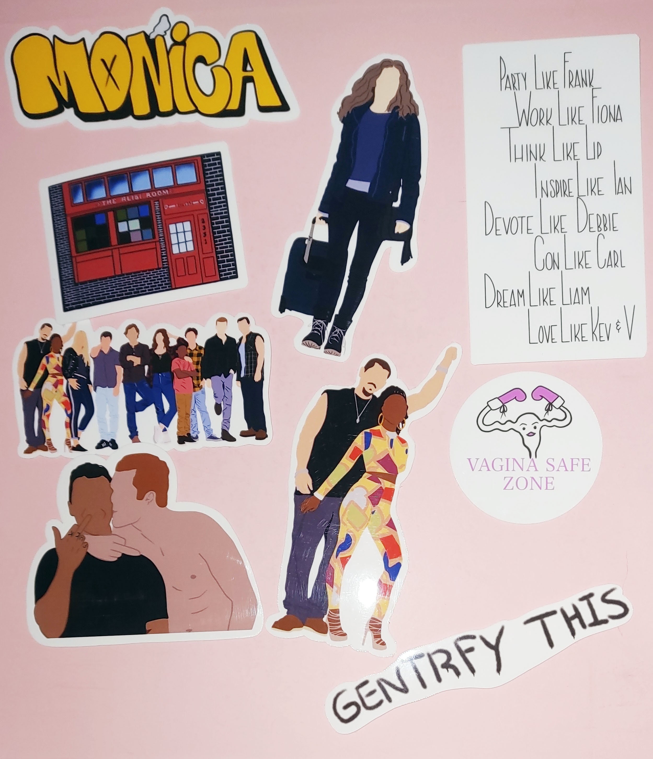 In Honor of Shameless Stickers - Etsy