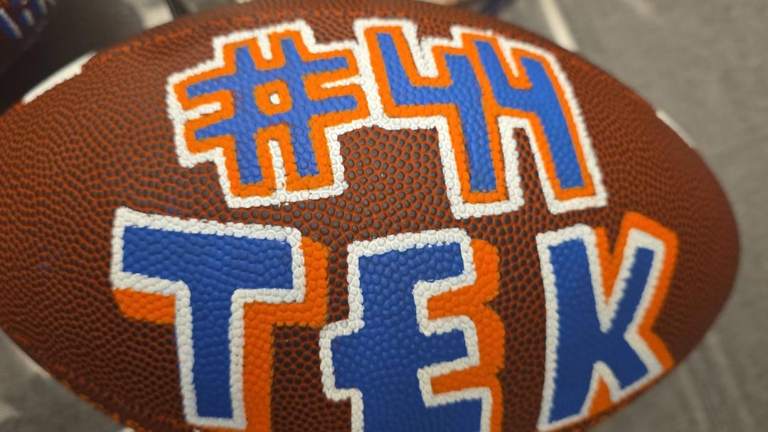 Personalized Football, Custom Team Colors & Name - Etsy